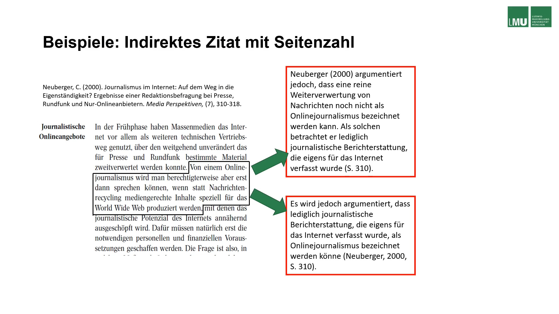 Wissenschaftliches Arbeiten – IfKW Ressourcen